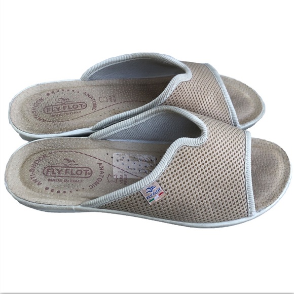 Fly Flot | Shoes | Fly Flot Antishock Anatomic Slip On Shoes Tan Mesh ...